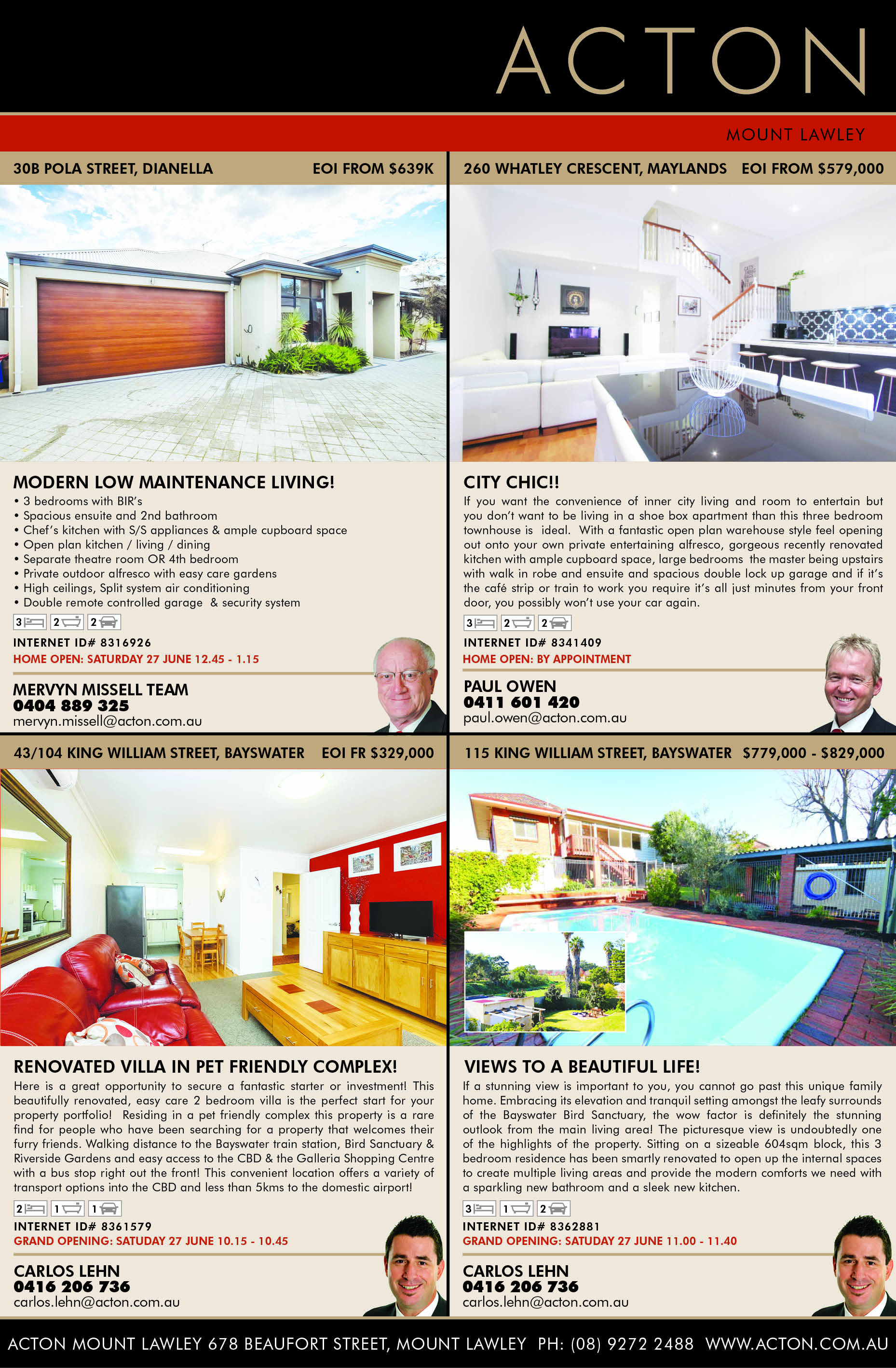 Acton Mount Lawley | Perth Voice Interactive